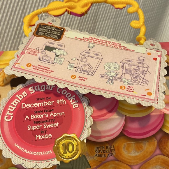 Toys | Lalaloopsy Doll Crumbs Sugar Cookie With Pet Mouse Playset 13 ...